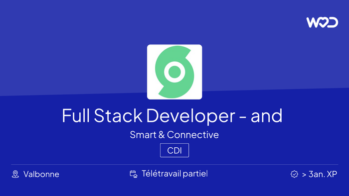 Full Stack Developer - Innovation and Sustainability - Smart ...
