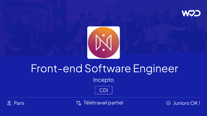 Front-end Software Engineer - Incepto - IT job