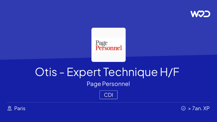 Otis - Expert Technique Régional H/F - IT job