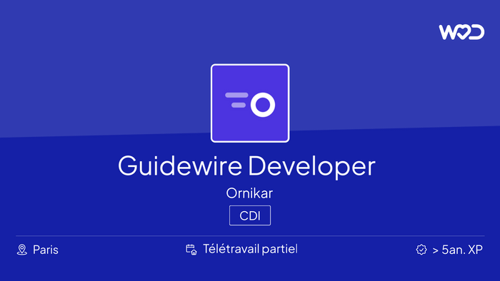 Guidewire Developer - IT job