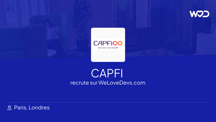 Developer at CAPFI - jobs and salaries | WeLoveDevs