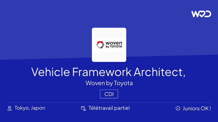 Vehicle Framework Architect, Chief Engineer Office - IT job