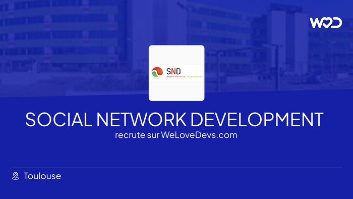 Developer at SOCIAL NETWORK DEVELOPMENT - jobs and salaries | WeLoveDevs