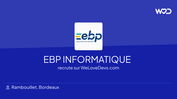 Developer at EBP INFORMATIQUE - jobs and salaries | WeLoveDevs