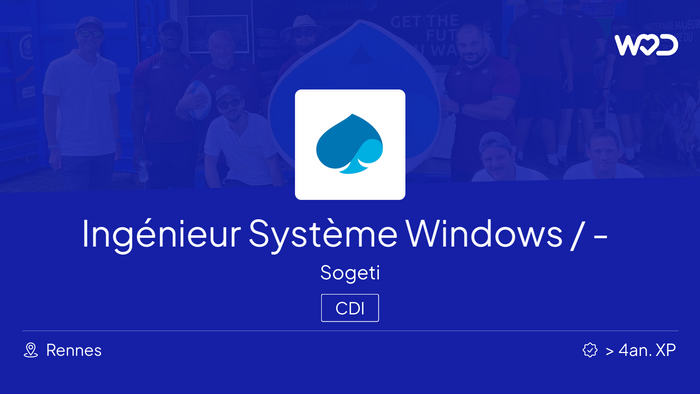 Ingénieur Système Windows / Microsoft (H/F) - Secteur Défense - Rennes ...