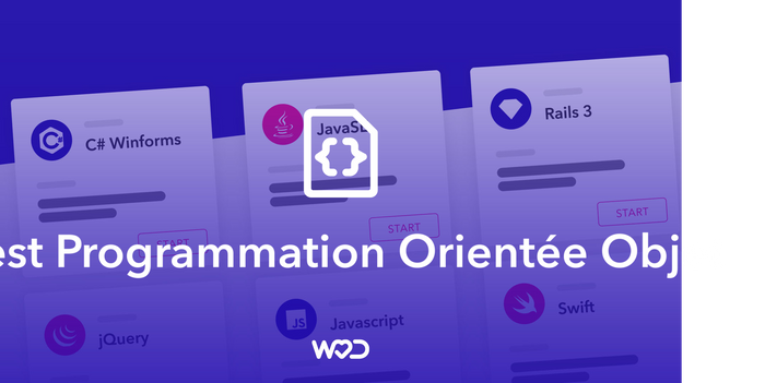 Test technique Programmation Orientée Objet | QCM & Quiz