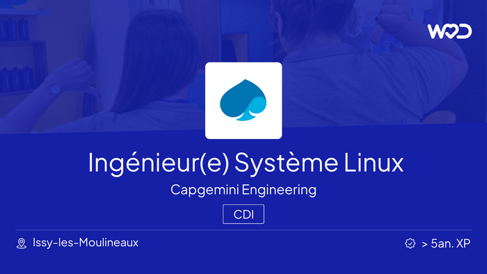 Ingénieur(e) Système Linux H/F - Capgemini Engineering - IT job