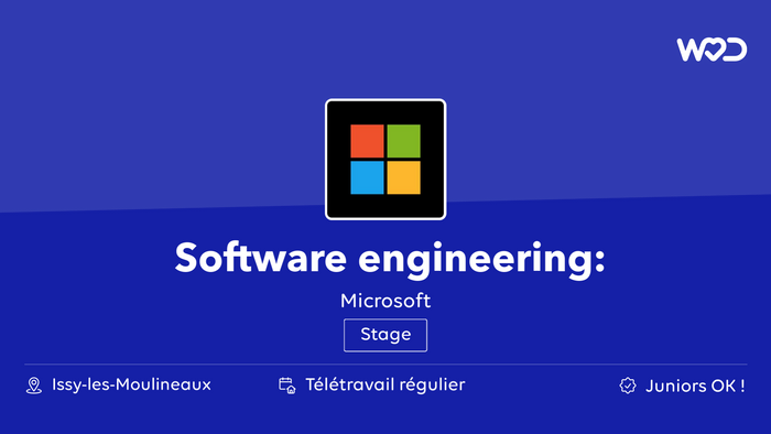 Software engineering: Internship - Microsoft - IT job
