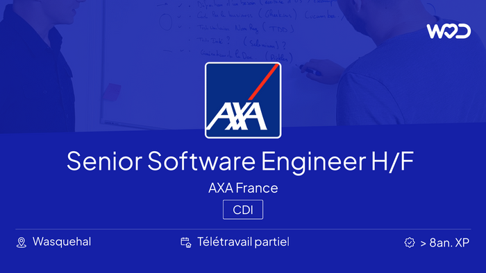 Senior Software Engineer Android H/F - AXA France - Emploi IT