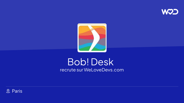 Developer at Bob! Desk - jobs and salaries | WeLoveDevs