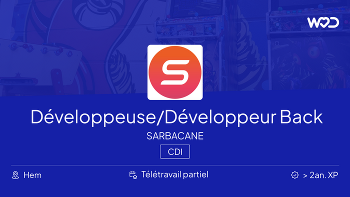 Développeuse/Développeur Back NodeJS Datananas - SARBACANE - Emploi IT