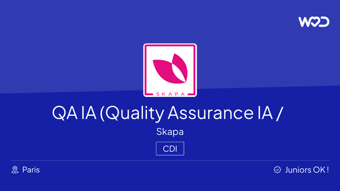 QA IA (Quality Assurance IA / AI Test Engineer) - IT job