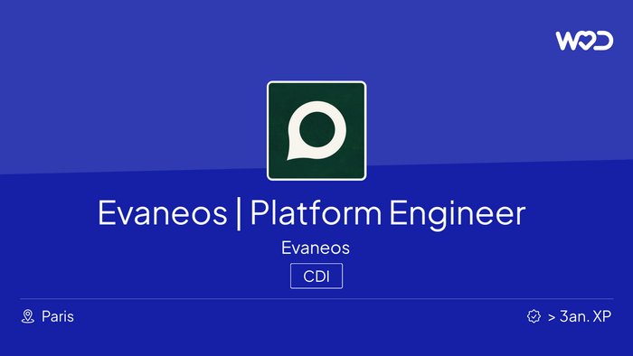 Evaneos | Platform Engineer - IT job