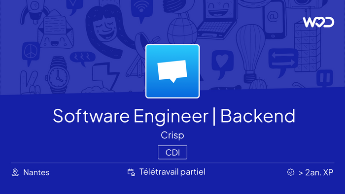 Software Engineer | Backend - Crisp - IT job