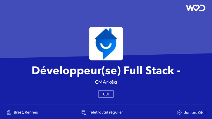 Développeur(se) Full Stack Typescript - Node.JS / Vue.JS - Ownily - IT job