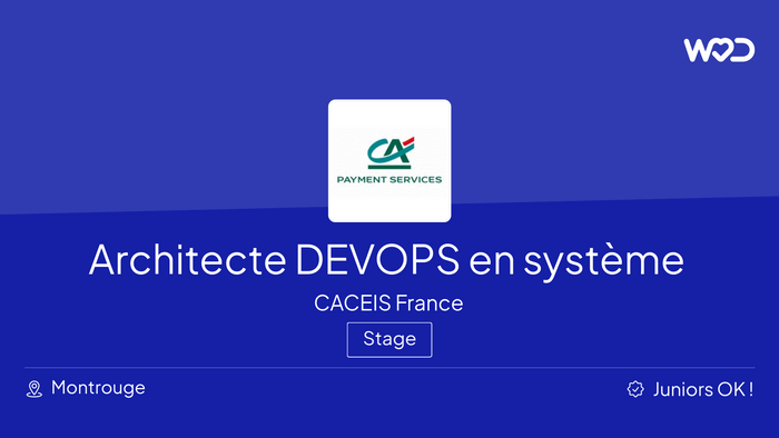 Architecte DEVOPS en système d'information H/F - IT job