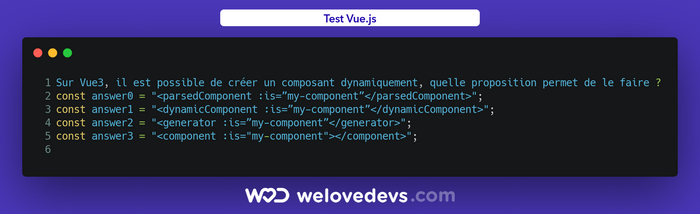 Create A Component Dynamically In Vue 3