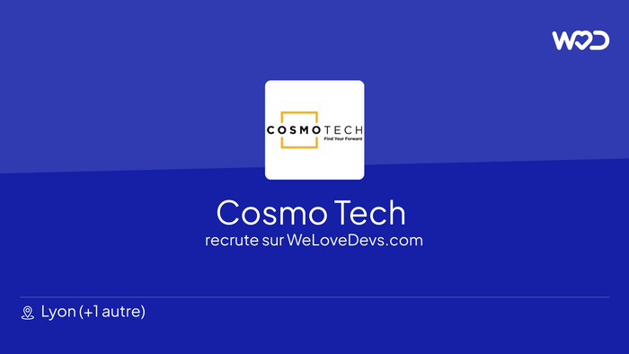 Developer at Cosmo Tech - jobs and salaries | WeLoveDevs