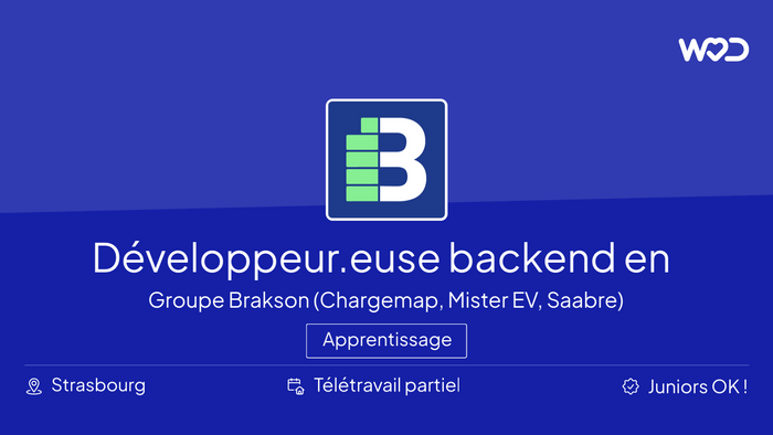 Développeur.euse backend (PHP) en alternance - IT job