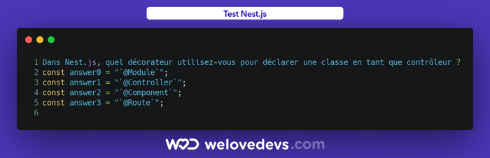 How to declare a class as a controller in Nest.js