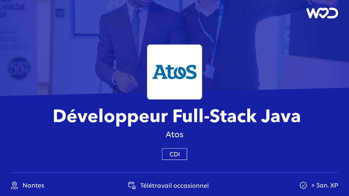 Développeur Full-Stack Java Angular (H/F) - Atos - IT job