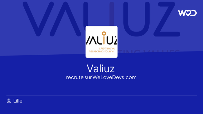 Développeur chez Valiuz - Offres d'emploi et salaire | WeLoveDevs