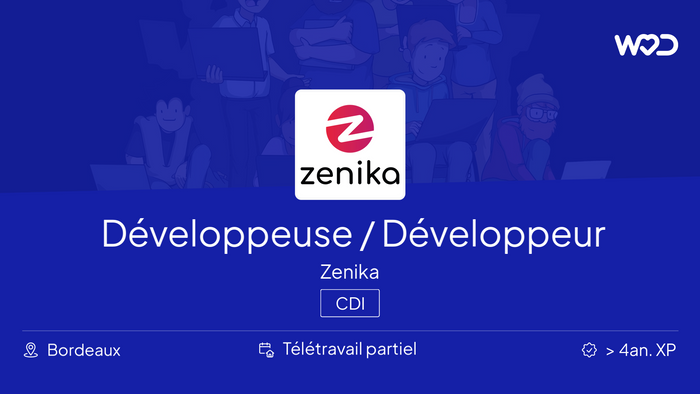 Développeuse / Développeur Fullstack Java Angular - Zenika - IT job