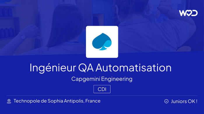 Ingénieur QA Automatisation de Tests H/F - Capgemini Engineering ... Ingénieur QA Automatisation de Tests H/F - Capgemini Engineering ...