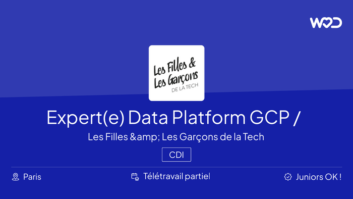 Expert(e) Data Platform GCP / Kubernetes - IT job