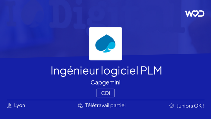 Ingénieur logiciel PLM - Capgemini - IT job