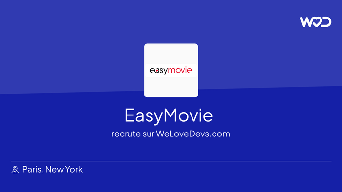 Developer at EasyMovie - jobs and salaries | WeLoveDevs