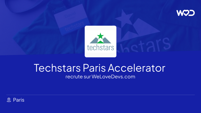 Developer at Techstars Paris Accelerator - jobs and salaries | WeLoveDevs