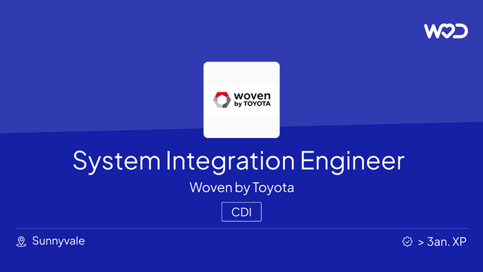 System Integration Engineer - IT job