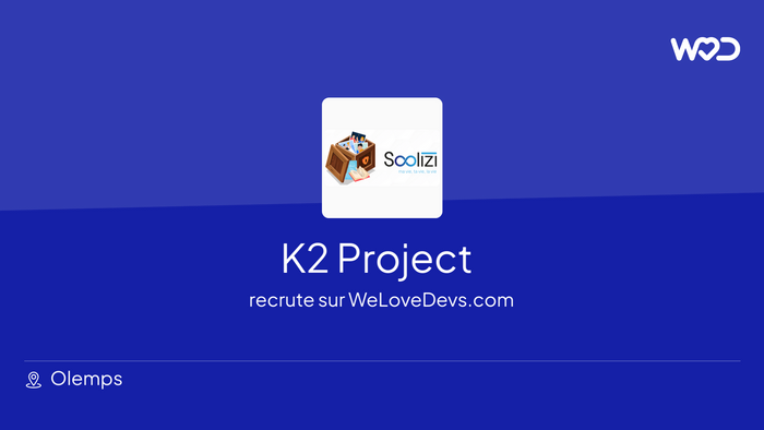 Developer at K2 Project - jobs and salaries | WeLoveDevs