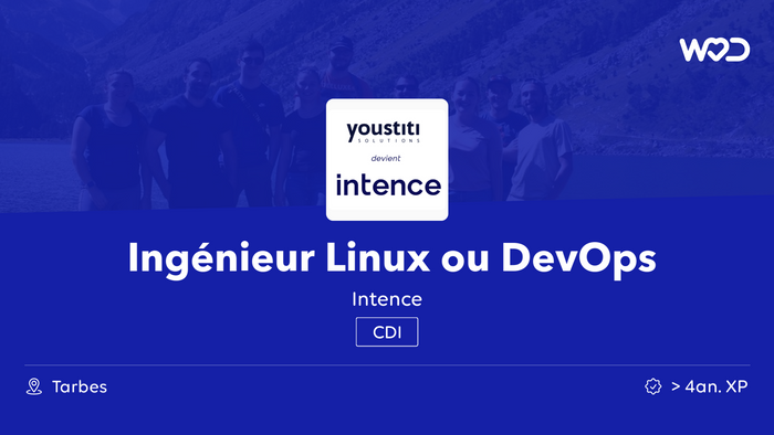 Ingénieur Linux ou DevOps (H/F) - Intence - IT job