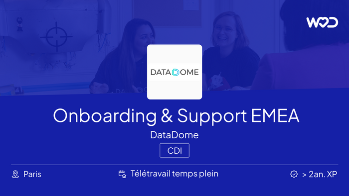 Onboarding & Support Engineer- EMEA - DataDome - IT job