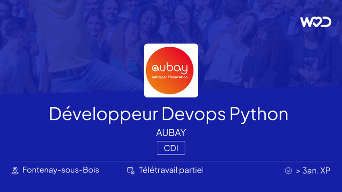 Développeur Devops Python (H/F) - AUBAY - IT job