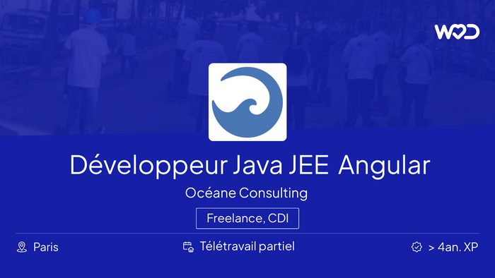 Développeur Java JEE Angular - Océane Consulting - IT job Développeur Java JEE Angular - Océane Consulting - IT job