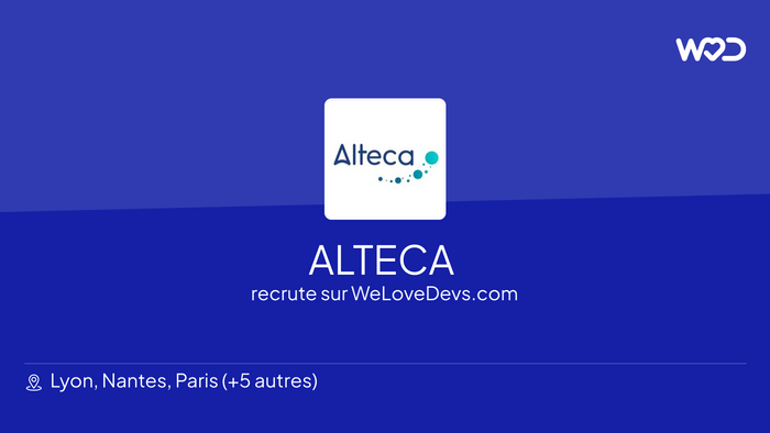 Developer at ALTECA - jobs and salaries | WeLoveDevs