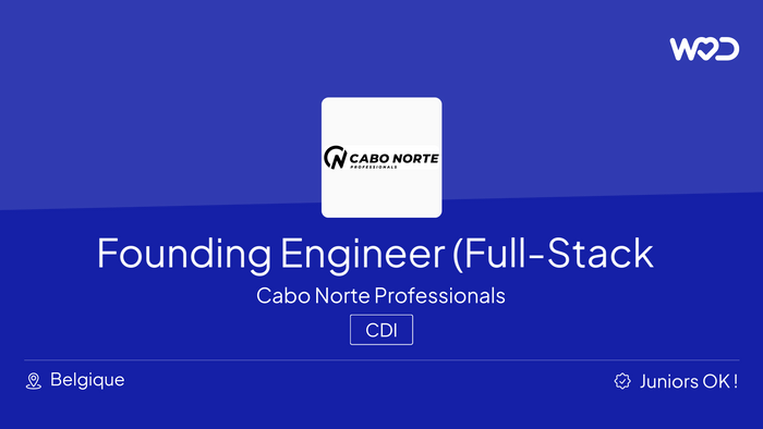 Founding Engineer (Full-Stack + AI Integration) – Future CTO Track - Emploi IT