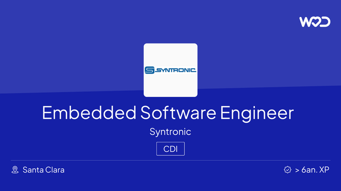 Embedded Software Engineer - IT job