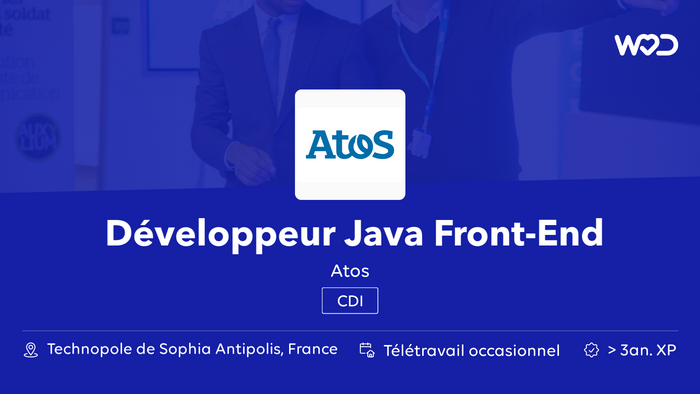 Développeur Java Front-End F/H - Atos - IT job