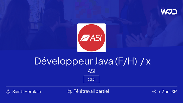 Développeur Java (F/H) / Devfest x ASI - ASI - IT job