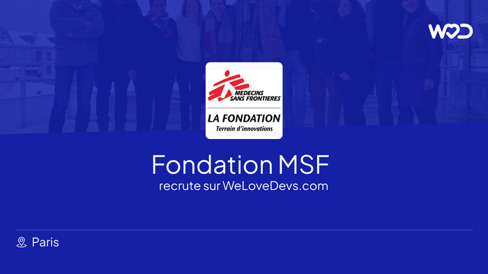 Developer at Fondation MSF - jobs and salaries | WeLoveDevs