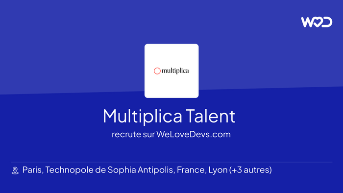 Developer at Multiplica Talent - jobs and salaries | WeLoveDevs
