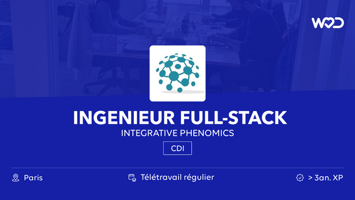 INGENIEUR FULL-STACK - INTEGRATIVE PHENOMICS - IT job