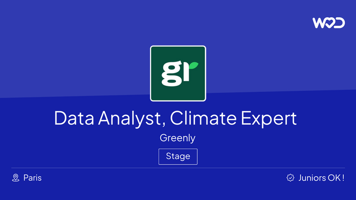 Data Analyst, Climate Expert Internship - IT job
