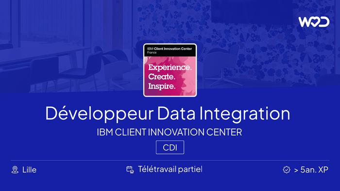 Développeur Data Integration - IBM CLIENT INNOVATION CENTER - IT job