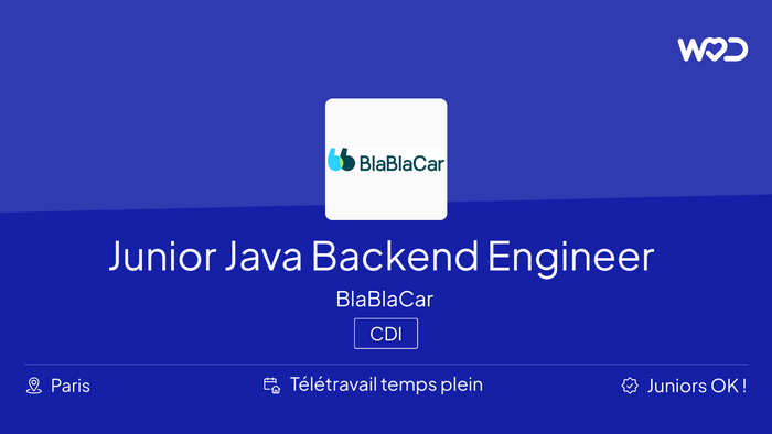 Junior Java Backend Engineer - Discover Squad - IT job
