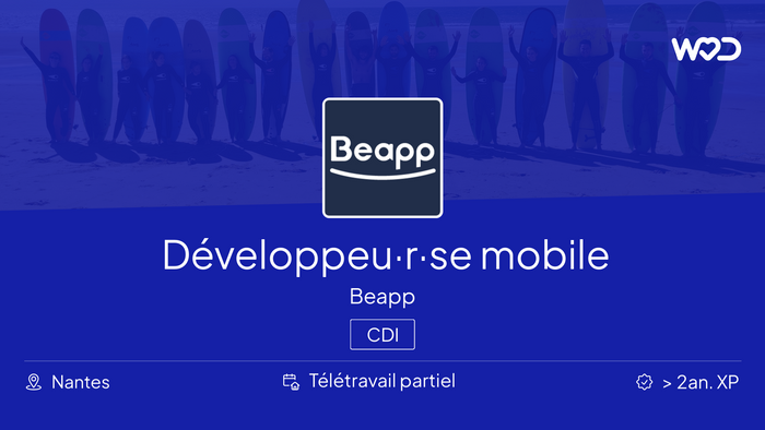 Développeu·r·se mobile Android - Beapp - IT job